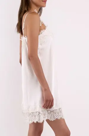 Flora Nikrooz Celeste Lace Trim Chemise