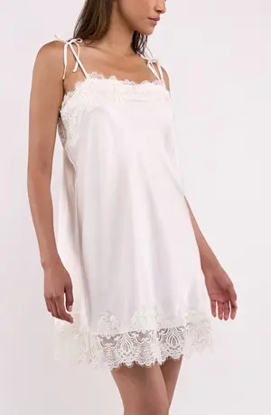 Flora Nikrooz Celeste Lace Trim Chemise