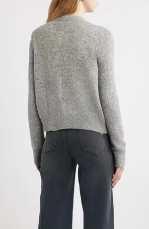 Rails Millie Embroidered Wool Blend Cardigan