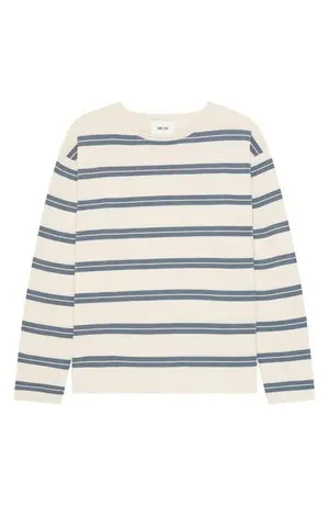 Nn07 Sailor Crew Striped Organic Cotton Sweater