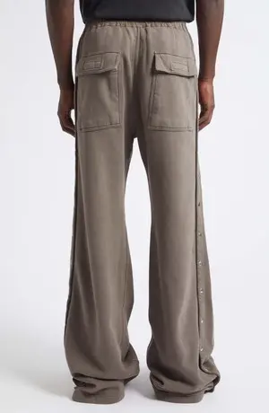 Rick Owens Pusher Wide Leg Pants - Dust