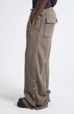 Rick Owens Pusher Wide Leg Pants - Dust
