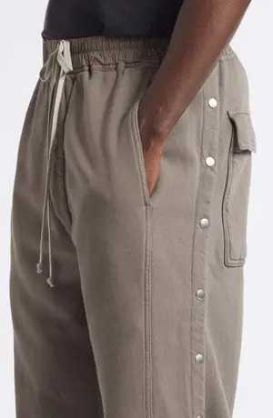 Rick Owens Pusher Wide Leg Pants - Dust