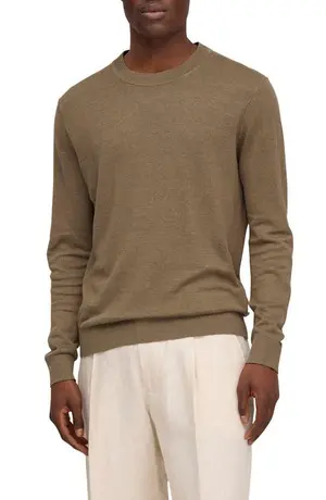 Nn07 Ted Linen Crewneck Sweater - Capers