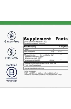 METAGENICS Ultraflora Synergy Probiotic Prebiotic Powder 1.77 Oz