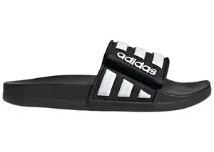 Adidas Adilette Comfort Adjustable Slides - Core Black/cloud White