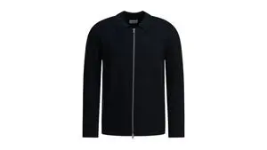 NN.07 Harald Wool Zipper Sweater - Blue