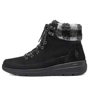 Sketchers On-the-go Glacial Ultra Timber Lace-up Boots - Black/white