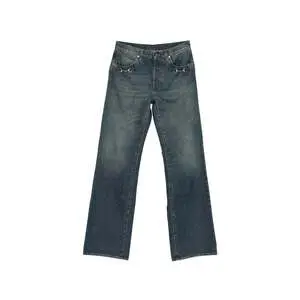 Gucci Washed Denim Wide-leg Jeans With Horsebit Detail