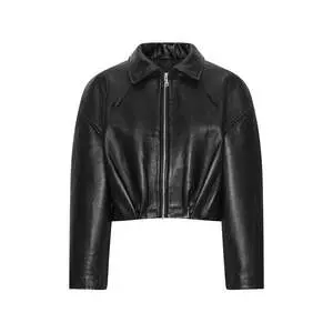 ROTATE BY BIRGER CHRISTENSEN Sheepskin Leather Jacket