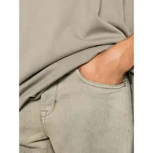 Rick Owens Grey Denim Regular & Straight-leg Jeans - Gray
