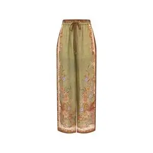Zimmermann Palazzo Pants - Green