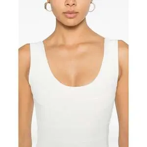 Herve Leger Alabaster Sleeveless Day Dress