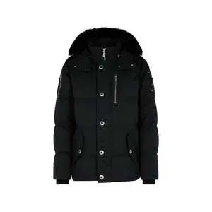 Moose Knuckles Padded Jacket With Detachable Textured Trim