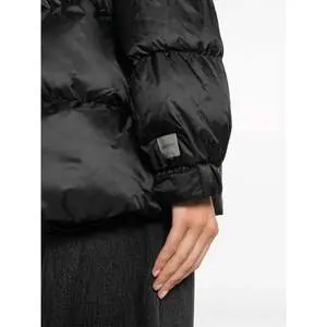 Max Mara Down-feather Padded Quilted Hooded Coat