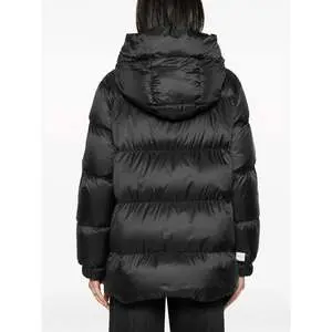 Max Mara Down-feather Padded Quilted Hooded Coat