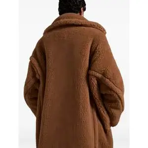 Max Mara Double-breasted Camel Hair And Silk Coat