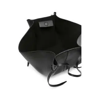 Yuzefi Calf Leather Tote Bag - Black