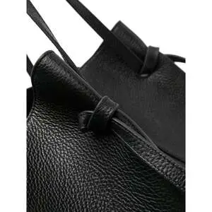 Yuzefi Calf Leather Tote Bag - Black