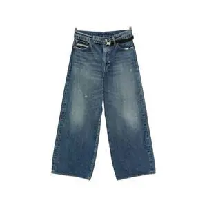 Sacai Wide-leg Denim Jeans