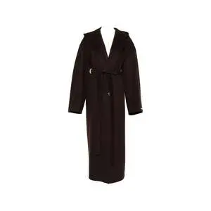 Sportmax Oversized Hooded Wool Coat