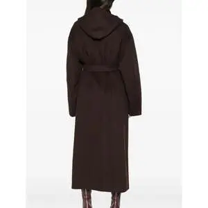 Sportmax Oversized Hooded Wool Coat