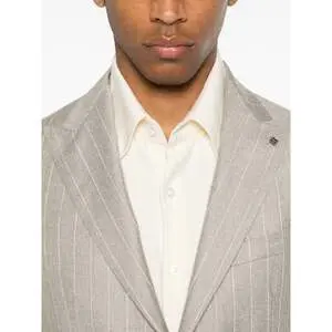 Tagliatore Grey Suits Single Breasted Suits