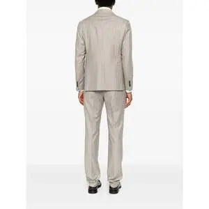Tagliatore Grey Suits Single Breasted Suits