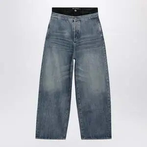 Double Waistband Jeans for Women 