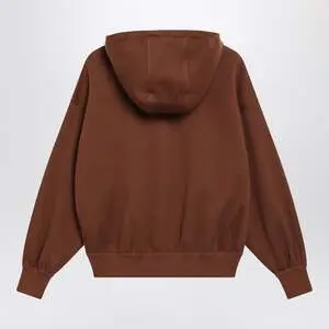 Loro Piana Brown Cotton Hoodie
