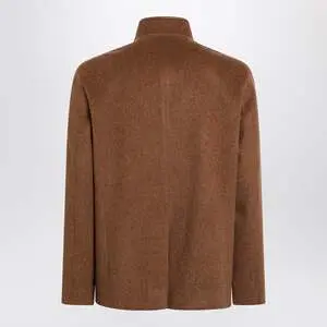 Loro Piana Cashmere Jacket With Leather Trim
