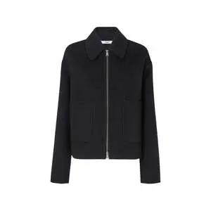 Fendi Wool Zip-up Jacket - Black