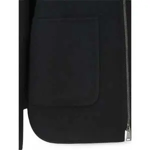 Fendi Wool Zip-up Jacket - Black