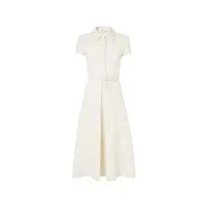 Fendi Wool And Silk Dress - White