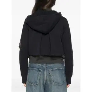Sacai Layered Paneled Bomber Jacket - Blue