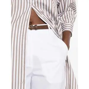Max Mara High-waisted Wide-leg Trousers With Belt