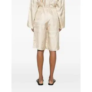 TOTEME Neutrals Trousers Cropped Trousers