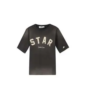 GOLDEN GOOSE Grey T-shirts & Vests T-shirts