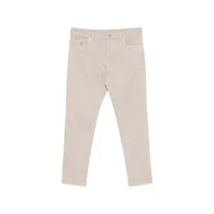 Brunello Cucinelli Neutrals Denim Trousers - Cream