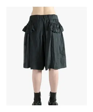 Dries Van Noten Ramie Culottes - Black