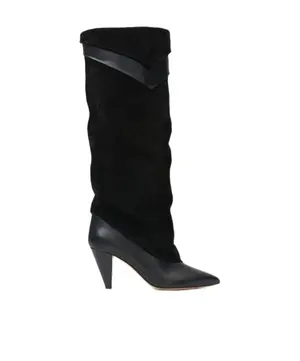 Isabel Marant Étoile Slouchy Cone-heel Pointed Toe Boots