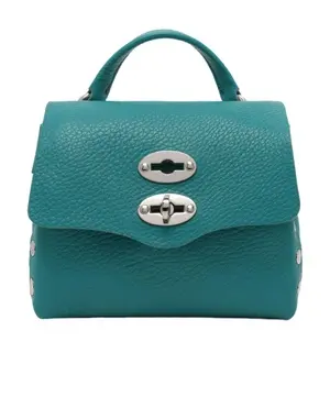 ZANELLATO Turn-lock Shoulder Bag - Blue