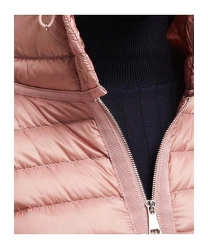 Moncler Raie Short Down Jacket With Drawstring Hood And Waist - Light Pink