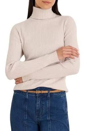 NIC+ZOE Ribbed Turtleneck Sweater