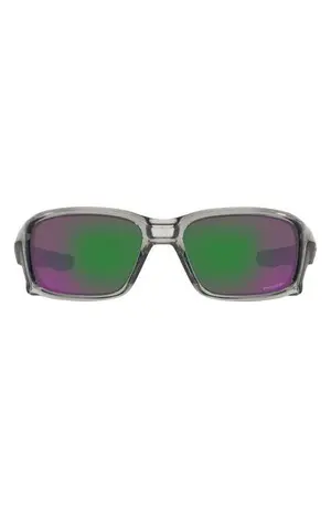 Oakley Straightlink™ 61mm Prizm™ Sunglasses - Solid Black