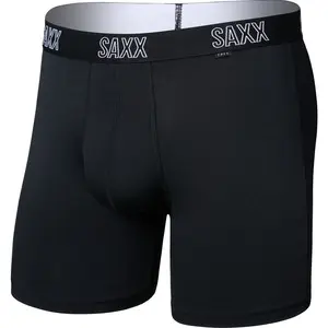 SAXX Droptemp™ Cooling Mesh Relaxed Fit Boxer Briefs - Black
