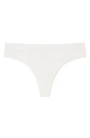 Lacoste Pointelle Logo Thong