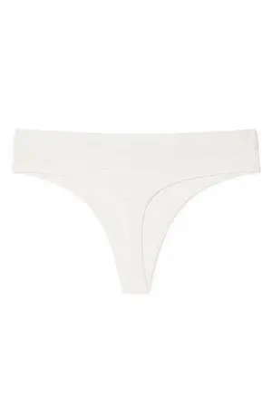 Lacoste Pointelle Logo Thong