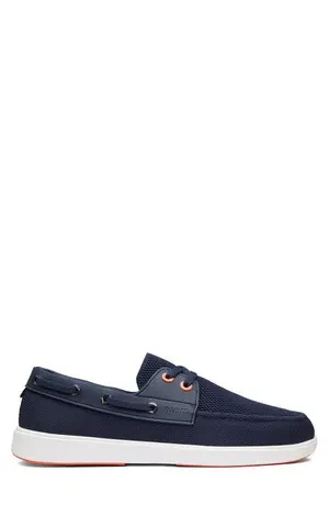 Swims Breeze Boat Shoe - Navy/white/orange