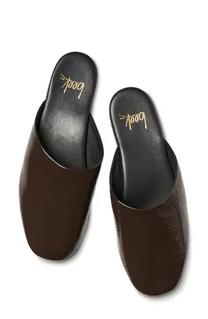 Beek Blackbird Flat Leather Mule